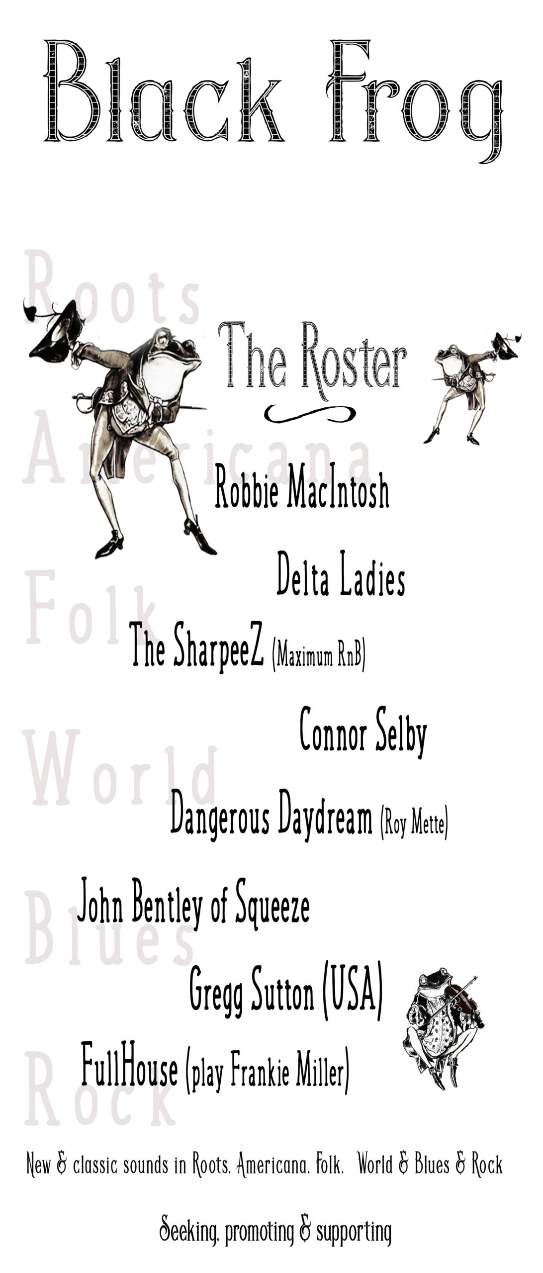 What do we offer? – Black Frog Presents